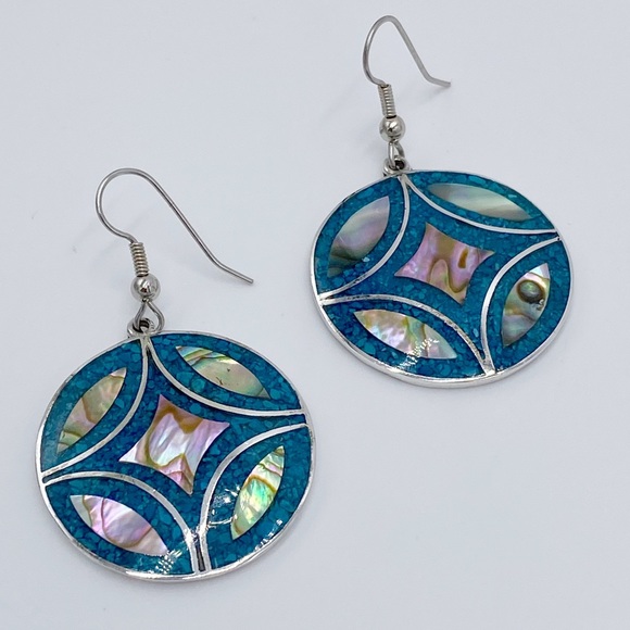 alpaca | Jewelry | Vintage Alpaca Mexico Abalone Shell Crushed ...